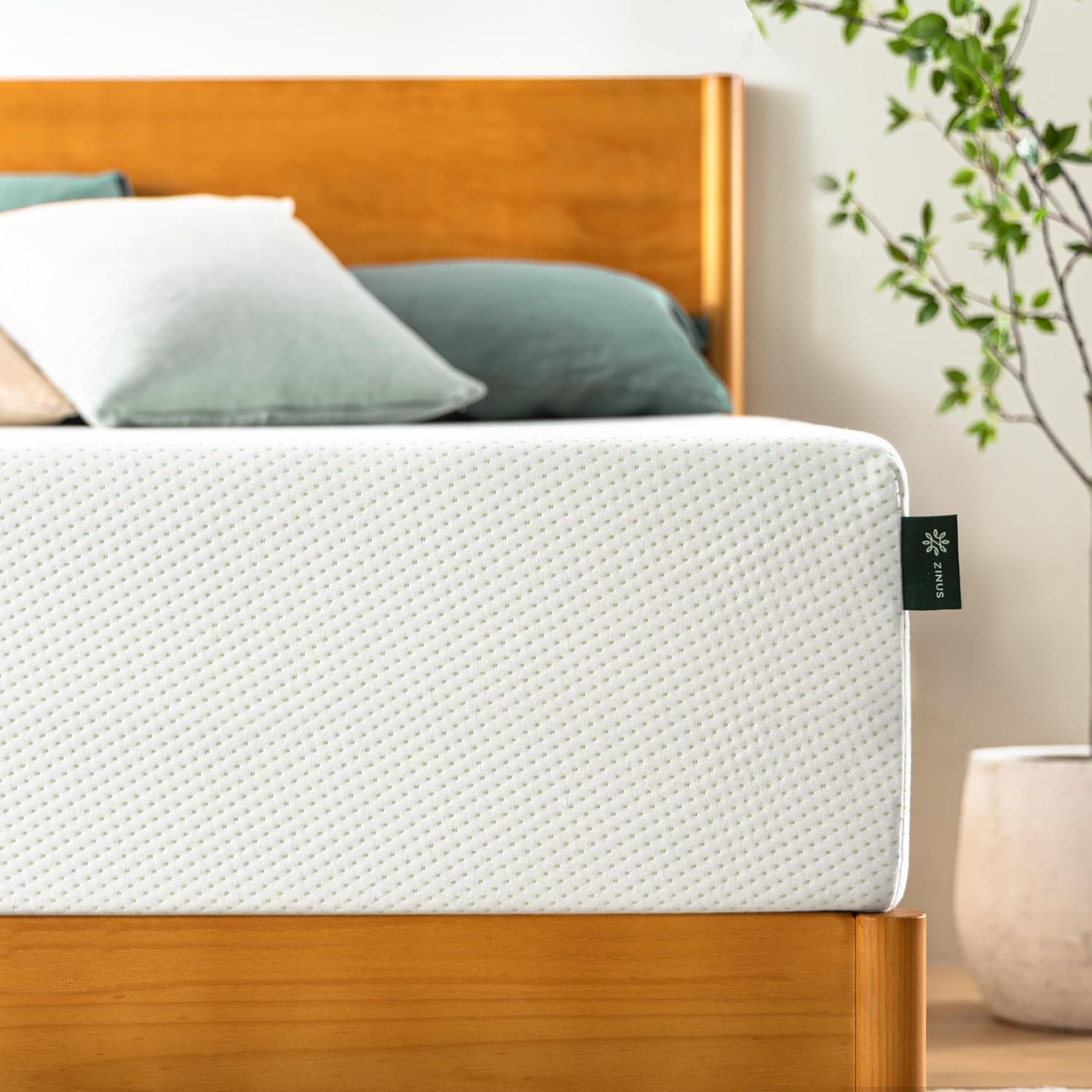 ZINUS 12 Inch Green Tea Cooling Gel Memory Foam Mattress, A Game ...